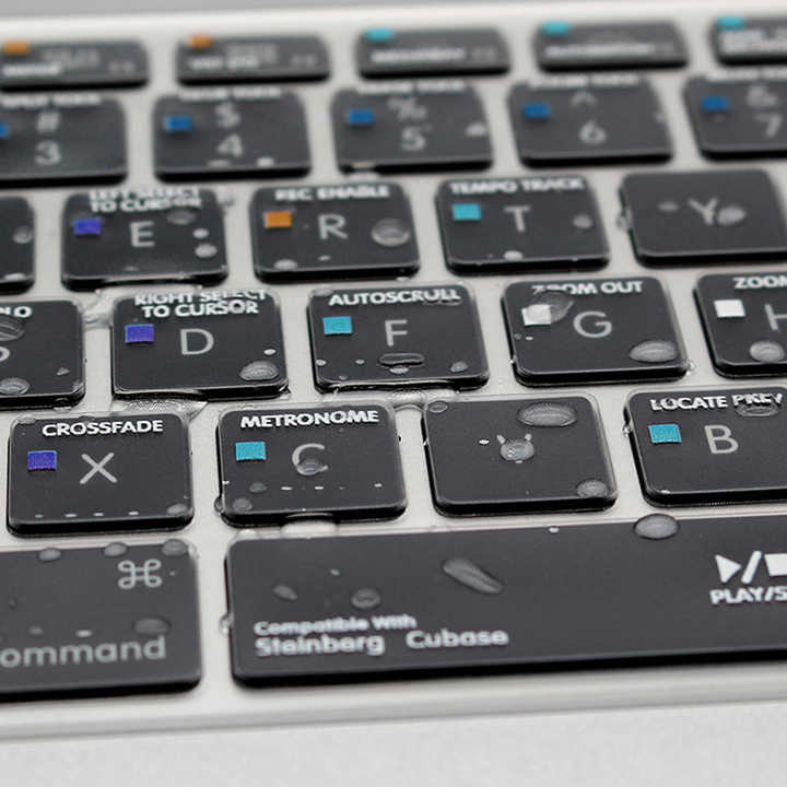 Steinberg Cubase Function Hotkey Shortcut Backlight TPU Keyboard Skin ...