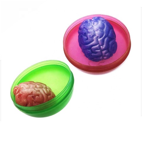 Squeeze Skull Heads Squishy TPR Toy Stress Monster Toy Halloween Gift ...