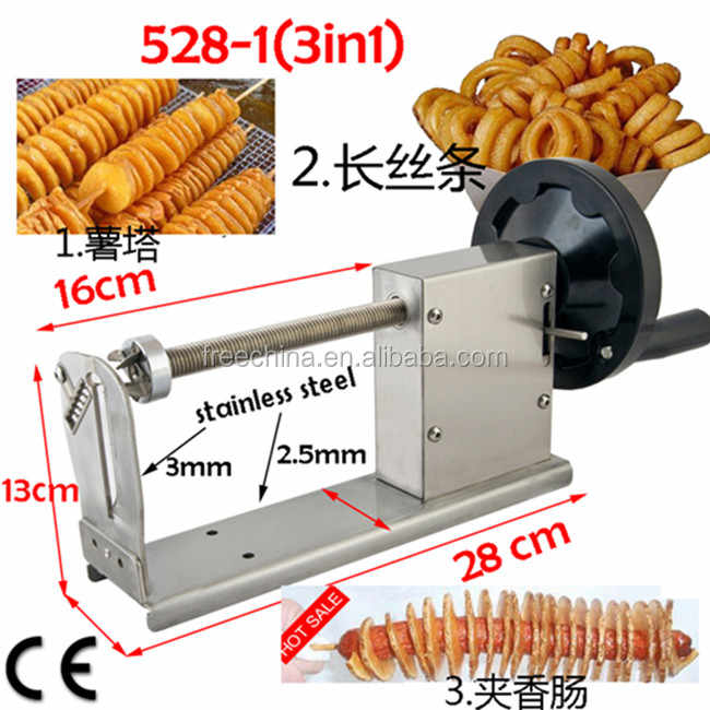 Adjustable Spiral Potato Cutter