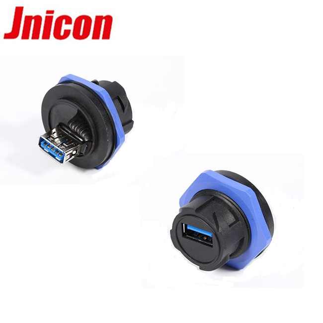 Industrial usb panel mount port with dual usb connector| Alibaba.com