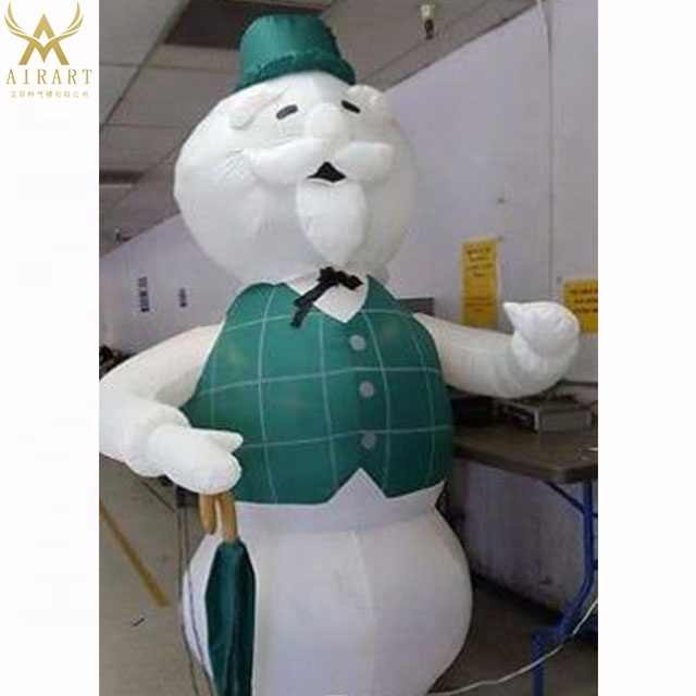 Vintage Christmas Airblown Inflatable Gemmy Rudolph Sam the Snowman ...