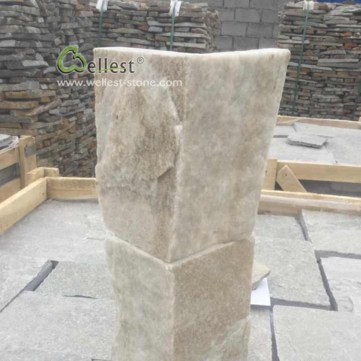 Natural Stone Quartzite Beige - Durable Exterior Cladding