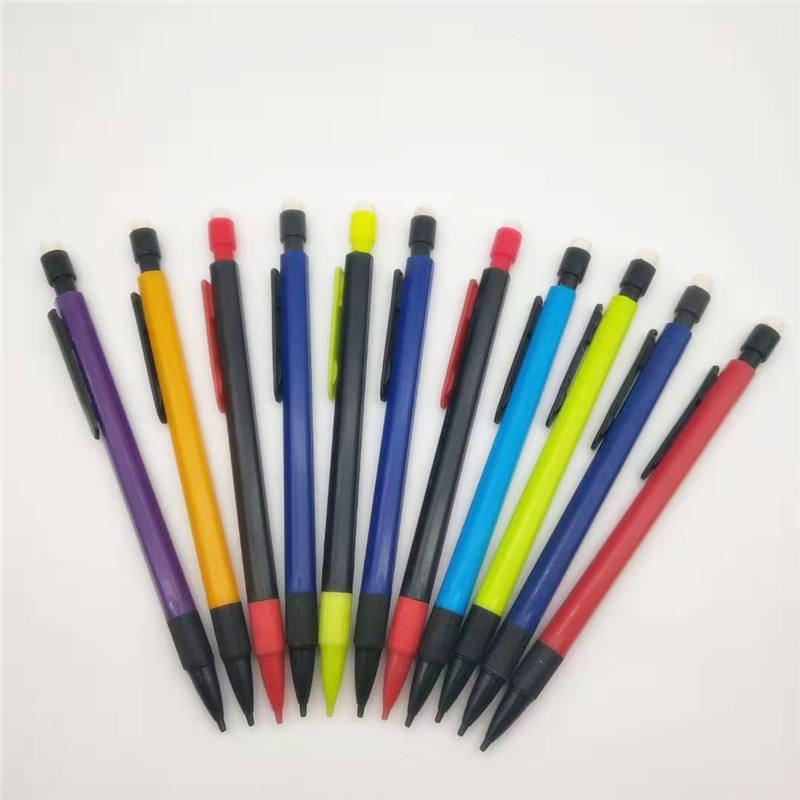 Cheap Hotel Plastic Mechanical Pencil with Eraser 0.7mm