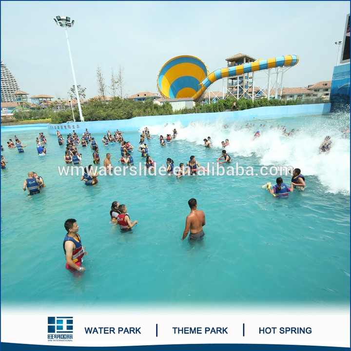 Outdoor waterpark equipment swimming pool wave machine for wave pool ...