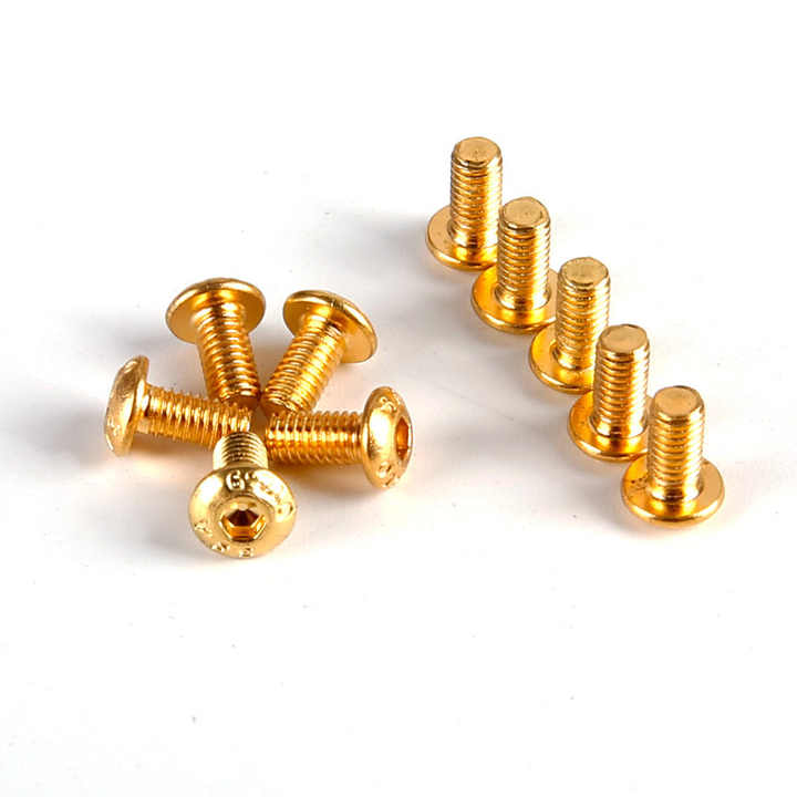 ISO 7380 DIN 7991 DIN 912 color anodized m2 m3 m6 aluminum screw made ...