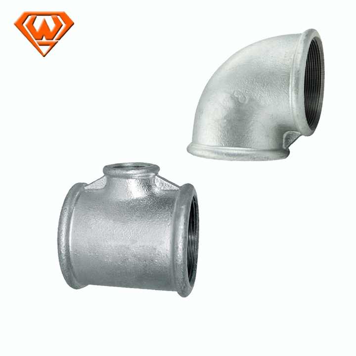 Galvanized Threaded Malleable Iron Pipe Fittings - HIG