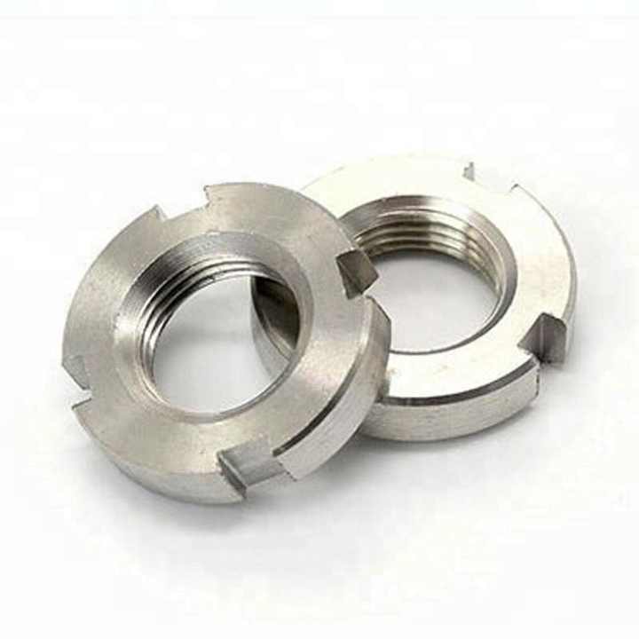 DIN1804 Slotted Round Lock Nut - Stainless Steel Quality