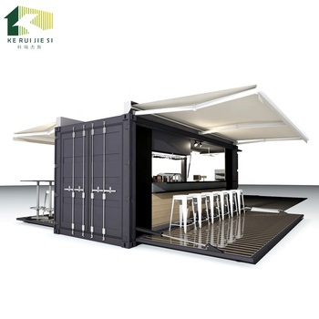 Mobile Container Restaurant Portable Container Bar Prefabricated Bar ...