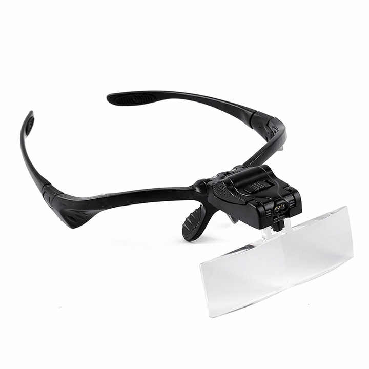 NO.9892B 5 Lenses LED Light Headband Beauty Magnifying Glasses for ...