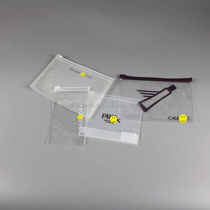 Wholesale Slider Zipper PVC Pouch - Clear Vinyl Bag