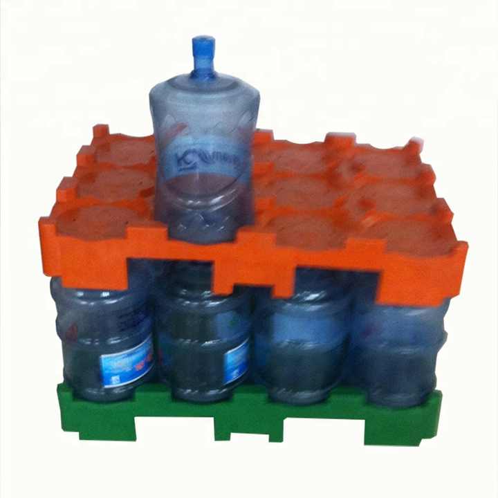 Stackable Plastic Water Bucket Pallets - Large Load Capacity