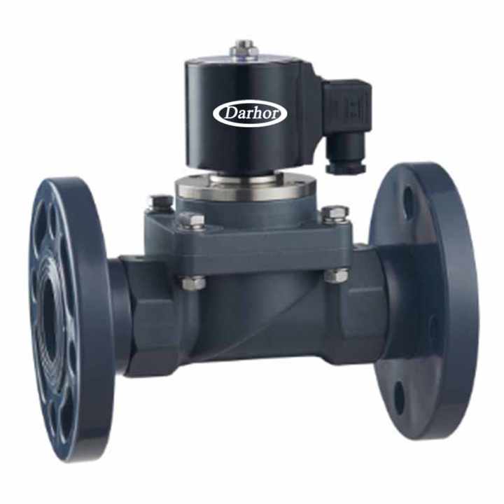 UPVC CPVC PVC acid alkali salt water anti-corrosion solenoid valve chemical resistant 220V ...