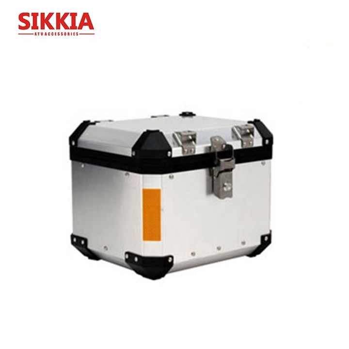 Motorcycle Aluminium Side Box - 33L Capacity & Secure Locking