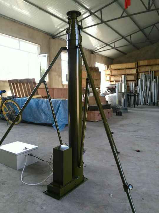 10m Electro-Mechanical Aluminium Telescopic Masts for Lightning Arrestor