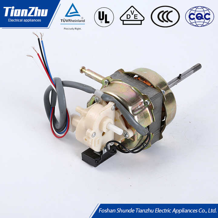 Universal AC Table Fan Motor - 40-70W, 3 Speed, Free Parts