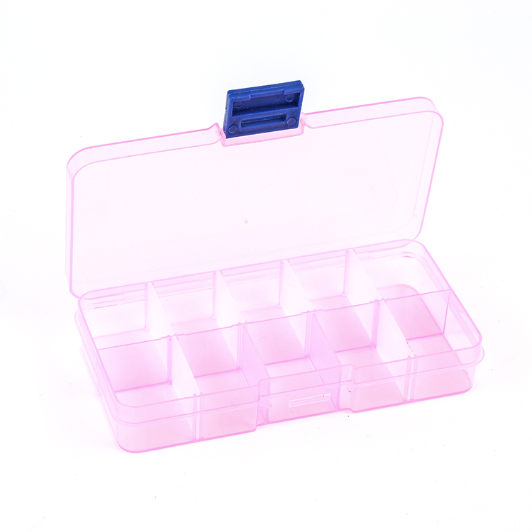 Divided Storage Boxes - Set of 10 Grids Clear Organizer