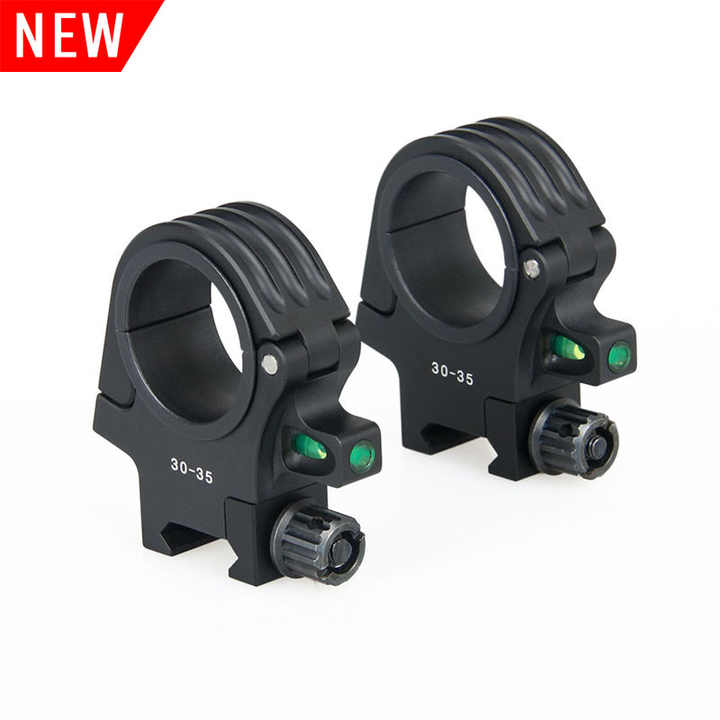 Hunting Scope Mount 30-35mm Optic Mount with Bubble Level Fits 21.2 mm ...