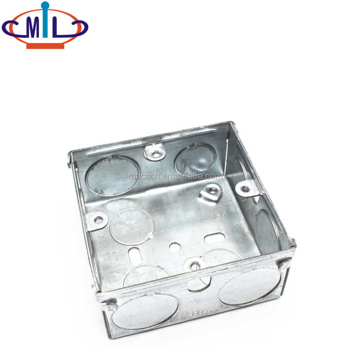 3X3 Inch Galvanized Steel Electrical Junction Box Metal