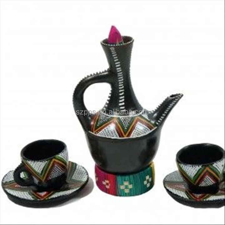 Ethiopian Classic Jebena Coffee Pot - Eco-Friendly Handmade Clay ...
