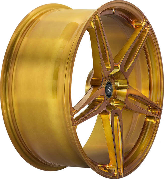 18 19 20 21 22 Inch Gold Color Concave Forged Wheels Rims for RS5 RS6 ...