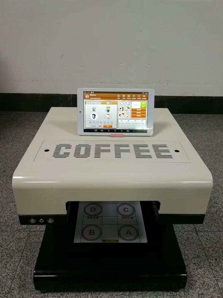 Coffee Printer - Coffee Foam Printer Machine - Automatic Multicolor Inkjet