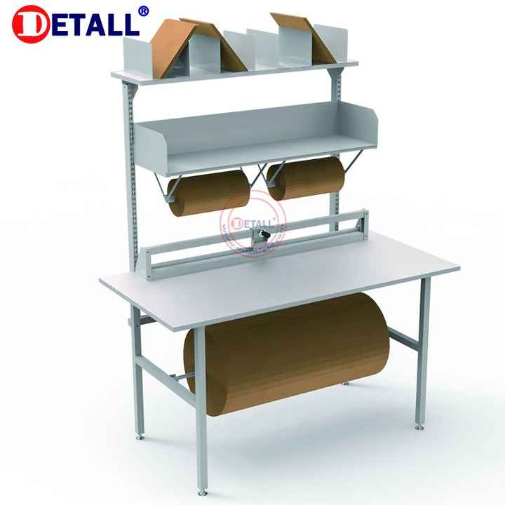 Electronics Packaging Steel Workshop and Warehouse Packing Bench ...