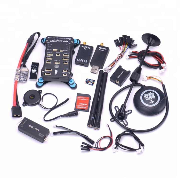 Pixhawk PX4 Autopilot V2.4.7 with M8N GPS, Minim OSD & 433 Telemetry ...
