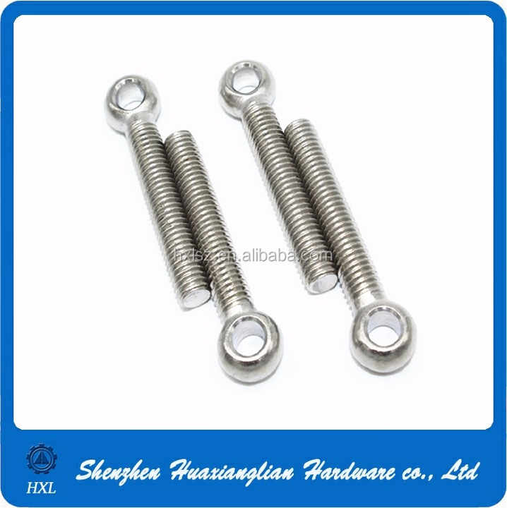 Custom Din444 M2 M4 M6 M8 Brass/stainless Steel Eyelet Bolts