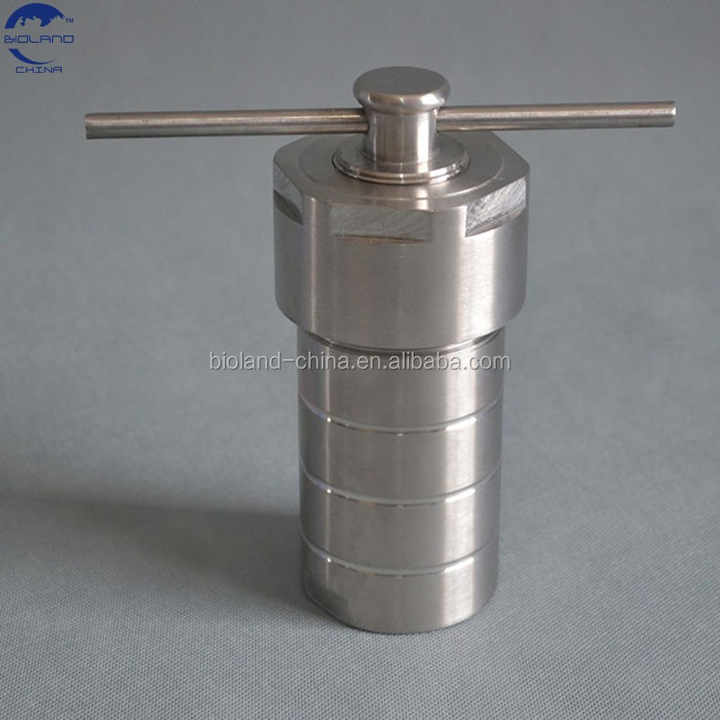 Lab Hydrothermal Synthesis Autoclave Reactor PTFE lined Vessel 100ml hydrolysis reaction ...