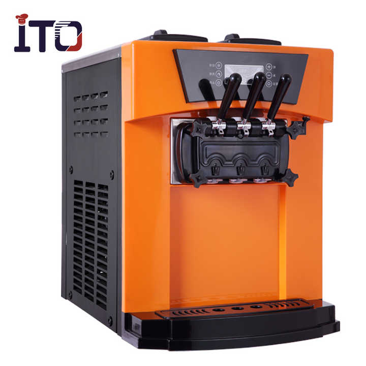 2+1 Mixer Flavor Type Factory Price Ice Cream Machine