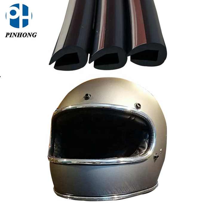 Flexible PVC Chrome Helmet Edge Trim - Universal Fit