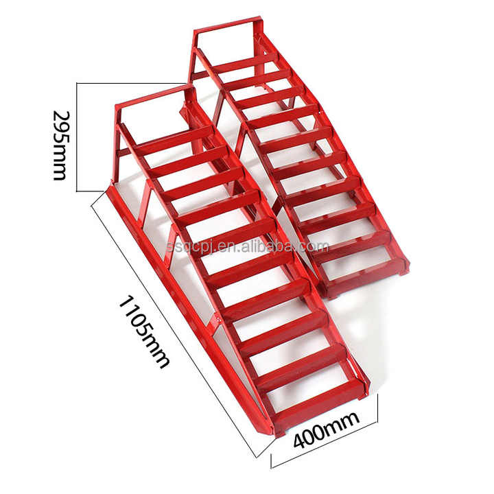 2t Steel Car Ramps - Durable, Anti-Slip, and ISO Certified