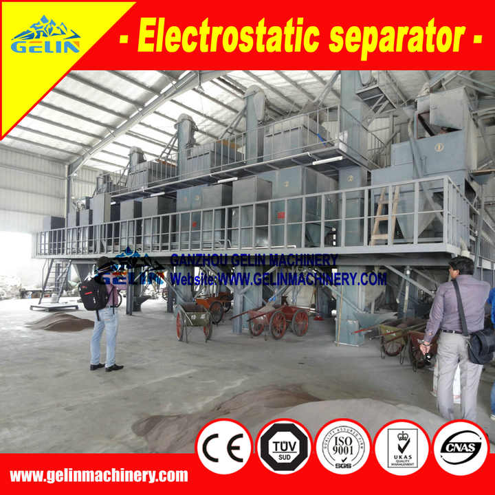 High Tension Roll Separator for Zircon Ore & Heavy Minerals