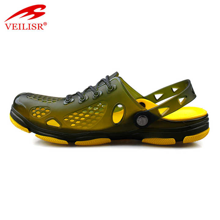 VEILISR Zuecos Summer Beach Holey Jelly PVC Sandals