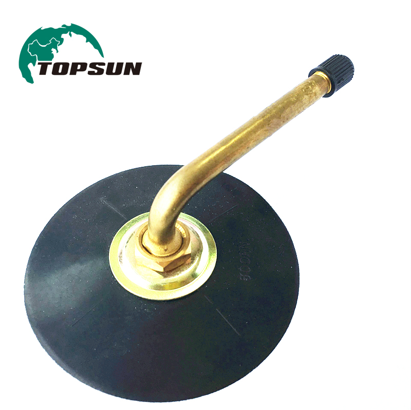 Truck and Bus Rubber Valve Stems - Brass Clamp-In, 5/8"