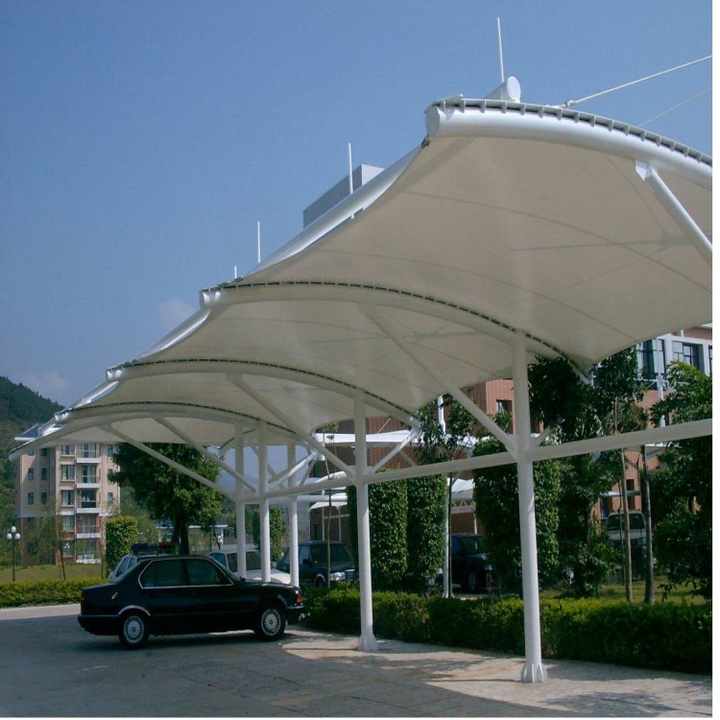 Car Parking Shed Membrane Structure Architecture - Durable & Versatile