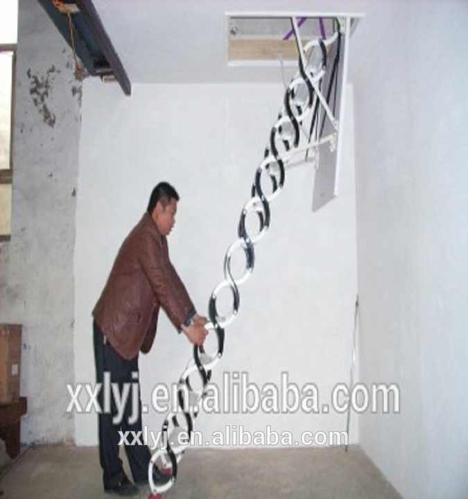 Attic Rope Ladder - Telescopic Retractable Ceiling Access