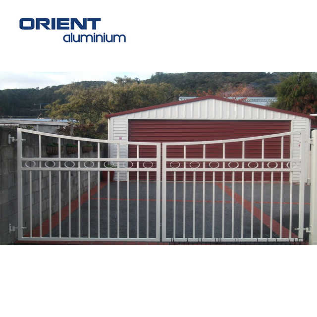 Automatic Sliding Gate Motorized Modern Aluminum Swing Gate Double ...