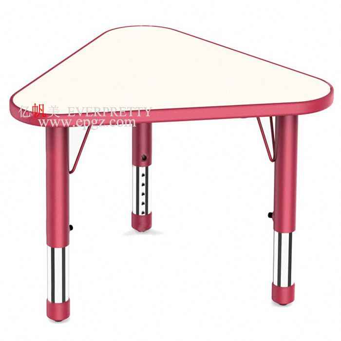 Modern Kindergarten Kids Triangle Shaped Desk Folding Study Table