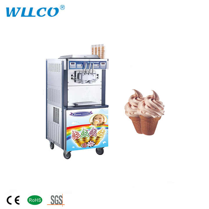 High Productivity Soft Ice Cream Machine with Rainbow System