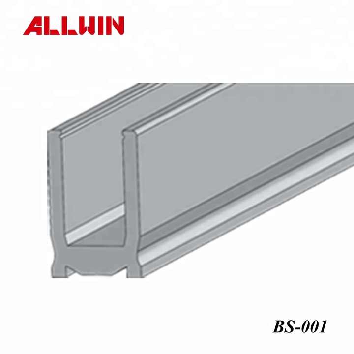 Aluminum Base Shoes for Monolithic Laminated Glass - Easy Install