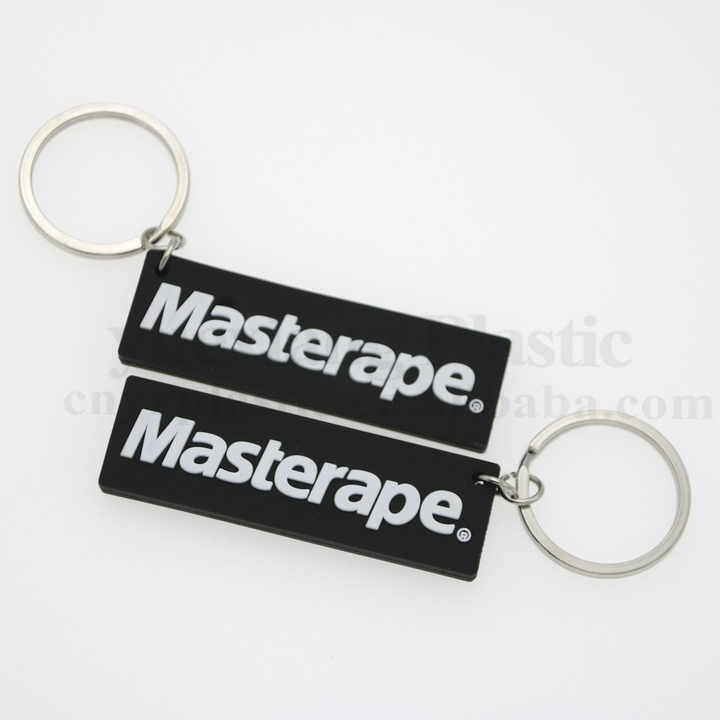 Custom Die Cut Keychains - 3D Embossed Logo Hotel Keychains