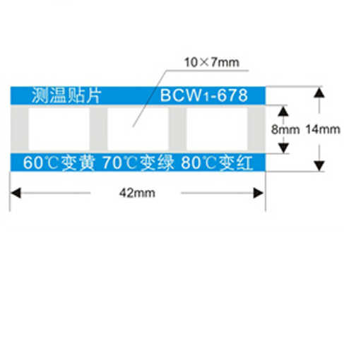 Temperature Indicator Shipping Irreversible Thermo Sticker Label ...