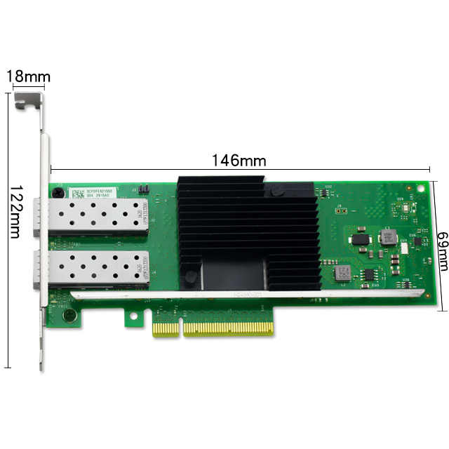 Intel X710-DA2 10gb Nic Ethernet Network Adapter for Server