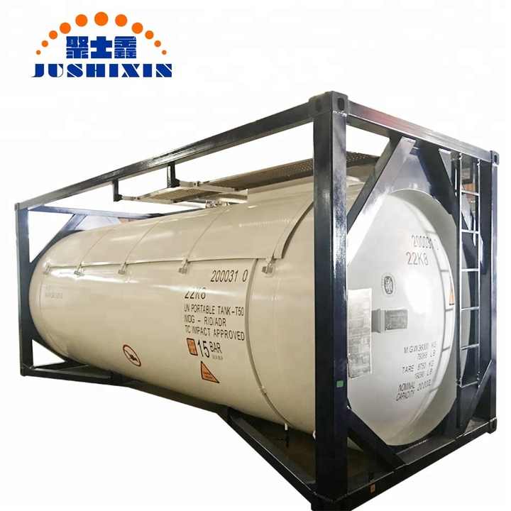 LPG Chlorine Tank Container ASME T50 ISO Tank Container for Ethylene ...