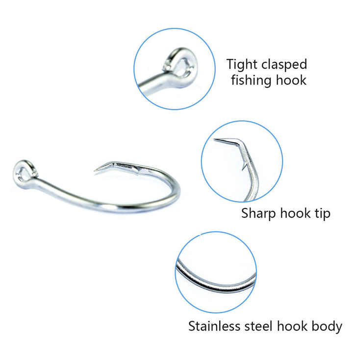 Stainless Steel Tuna Circle Fishing Hook 39960 - Durable