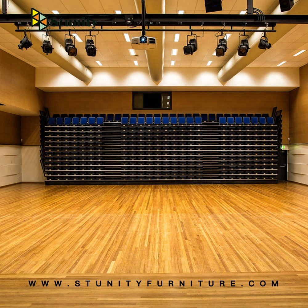 Retractable Seating - Indoor Telescopic Bleachers System