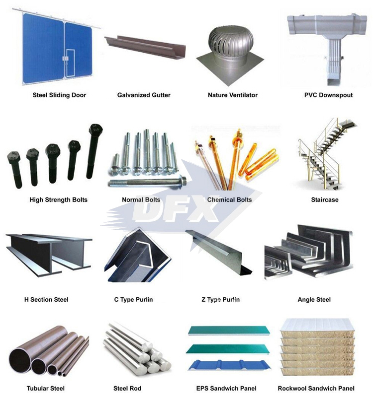 Economic prefabricated warehouse steel structure building workshop industrial steel structure warehouse