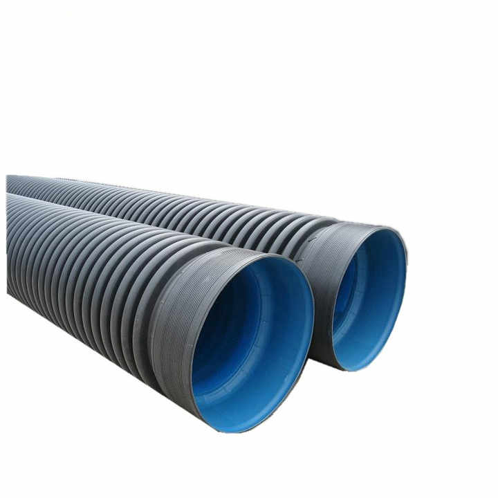 High Pressure HDPE Double Wall Corrugated SN4 Pipe