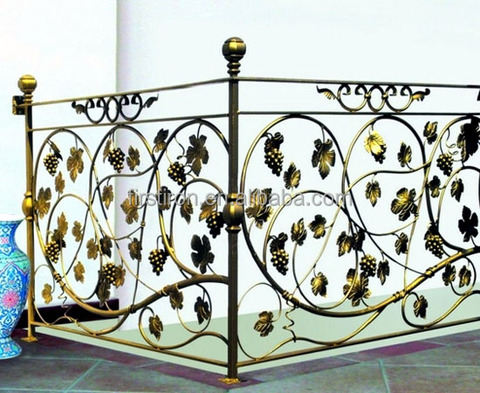 Simple Forged Iron Window Railing Design - Juliette Iron Railings
